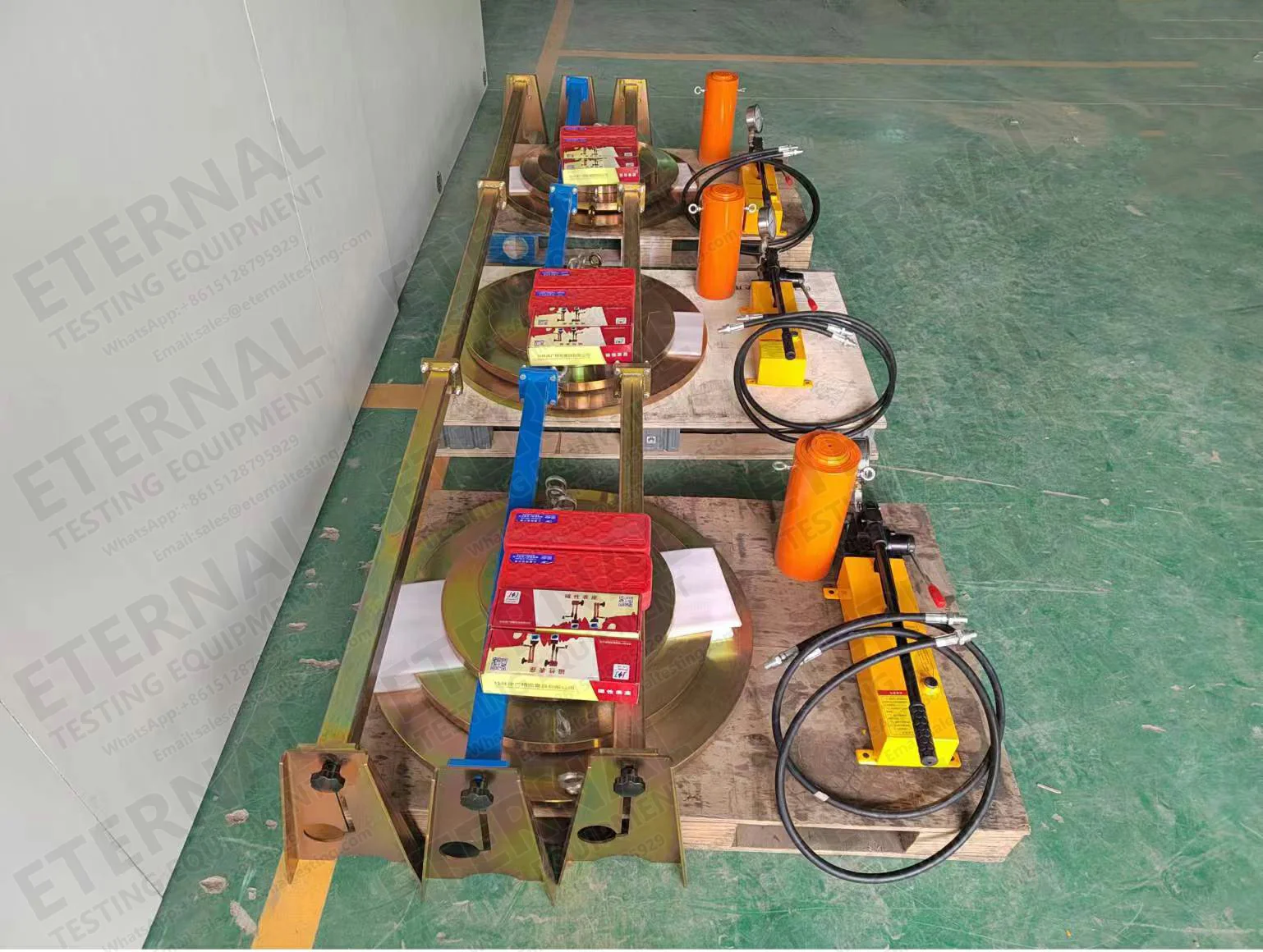 500kn Plate Load Bearing Equipment Static Plate Load Test - Buy Plate ...