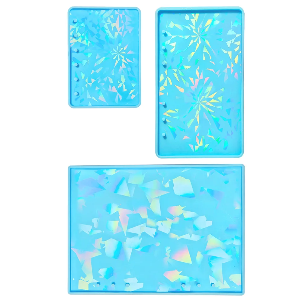 Wholesale 6 Hole A5/a6/a7 Diy Notebook Cover Silicone Holographic ...