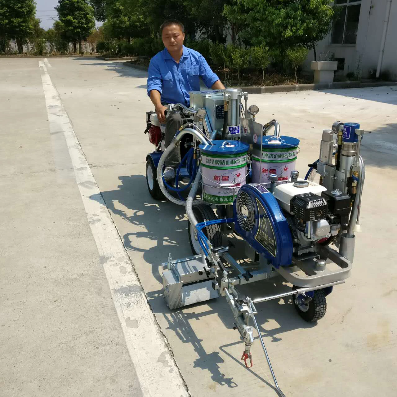 High Quality Cheap Price Cold Paint Spray Road Marking Machine