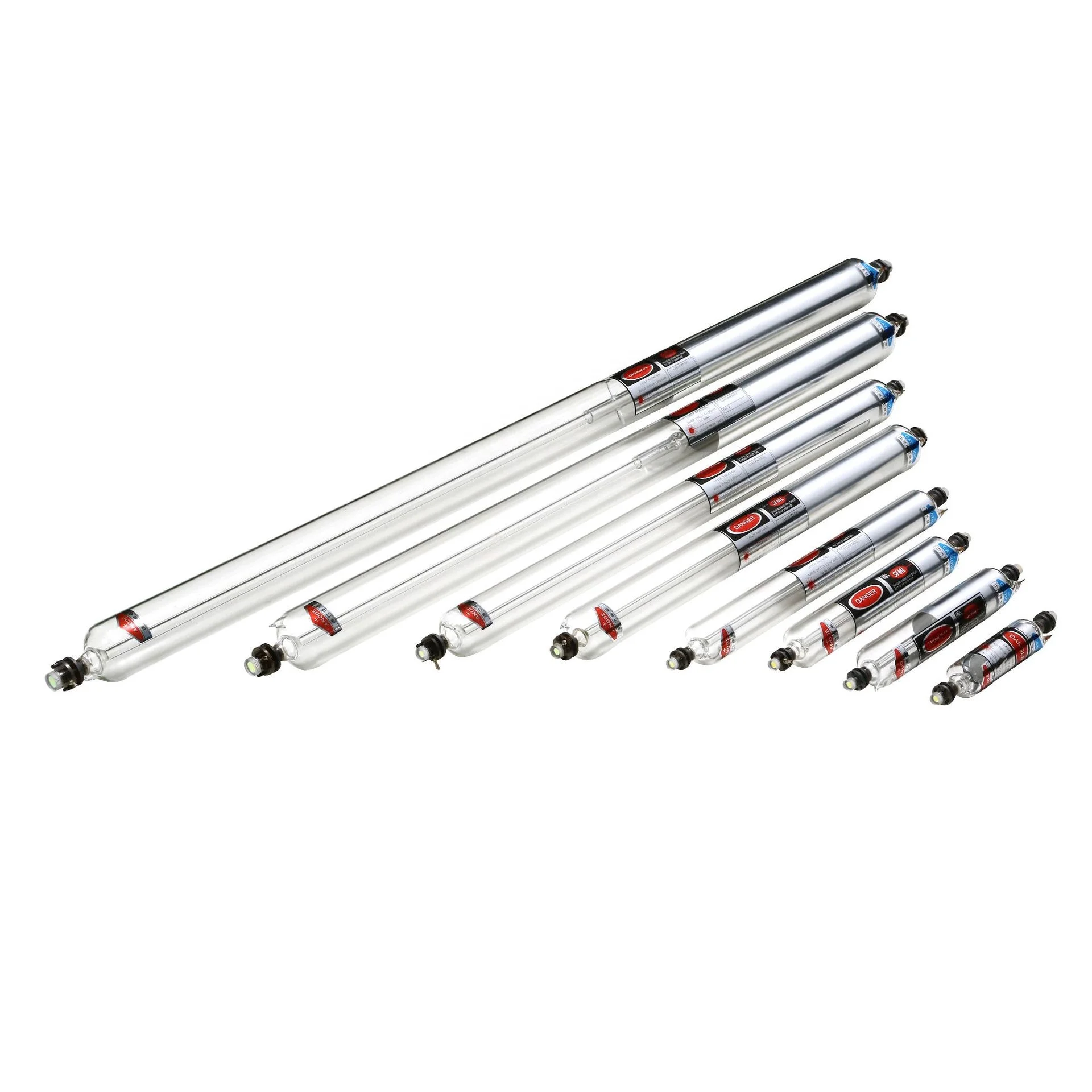 632.8nm Helium-Neon (HeNe) Laser Tube 632.8nm 150mm-1000mm 0.8mW-40mW ...