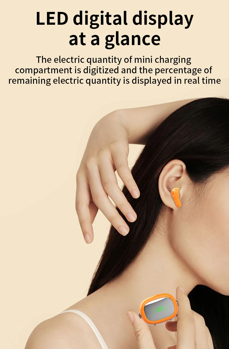 Top Sales Tws Wireless Bt5.3 Headphones Touch Wireless Earbuds H68 ...