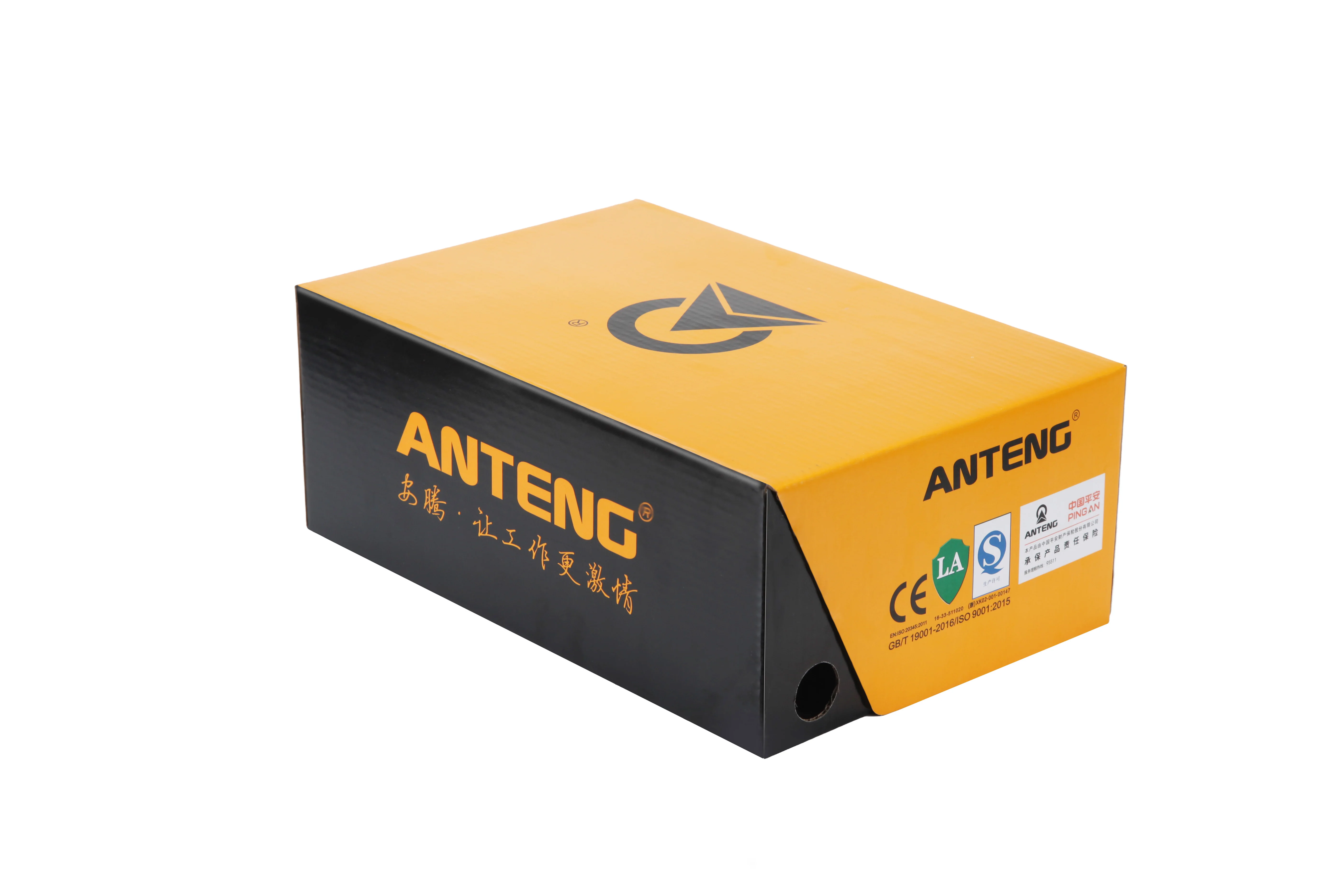 Anteng Genuine Leather Esd Anti-static Anti-piercing Safety Boots Steel ...