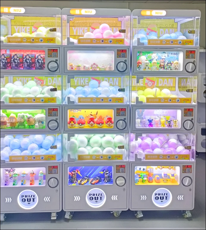 New Shopping Mall Gacha Twisted Egg Gashapon Capsule Toy Vending Coin ...