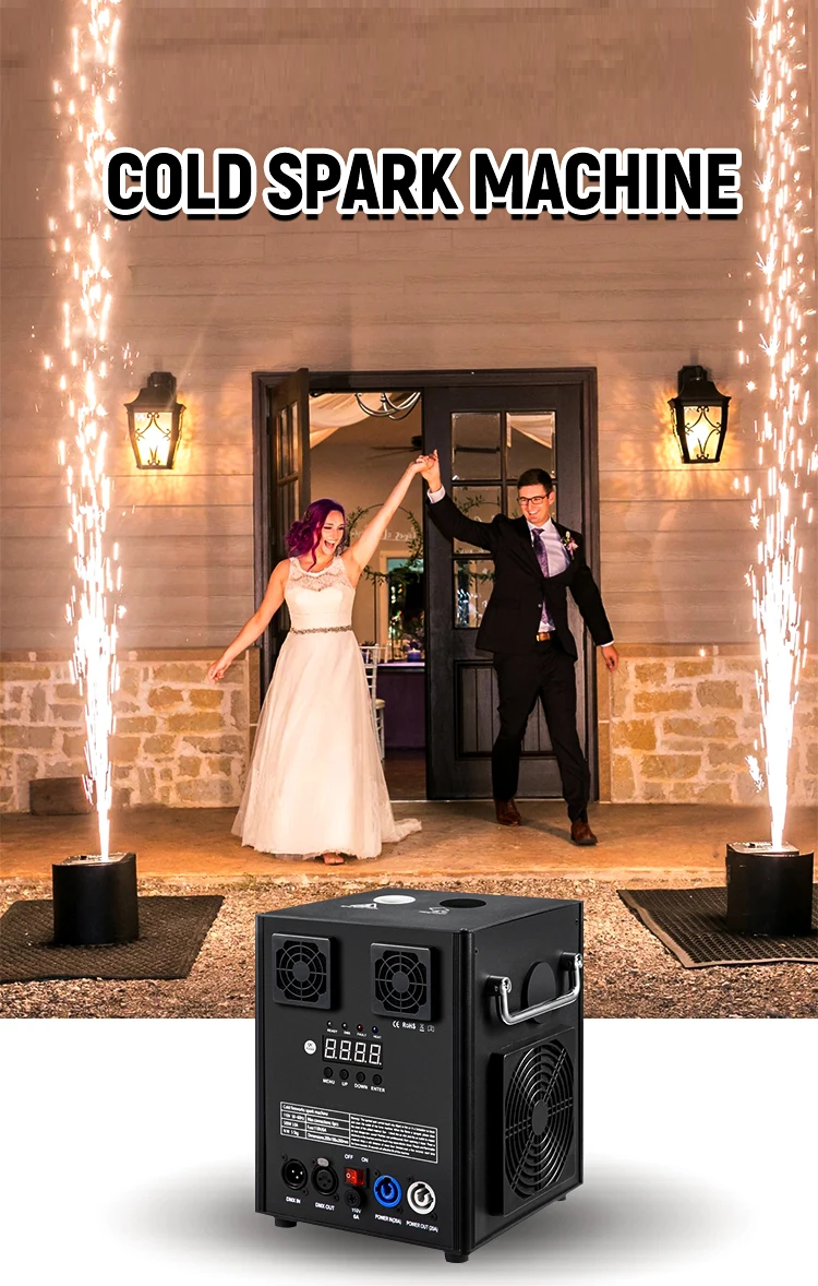 Cold Spark Machine DMX512 - Large Stage Special Effects