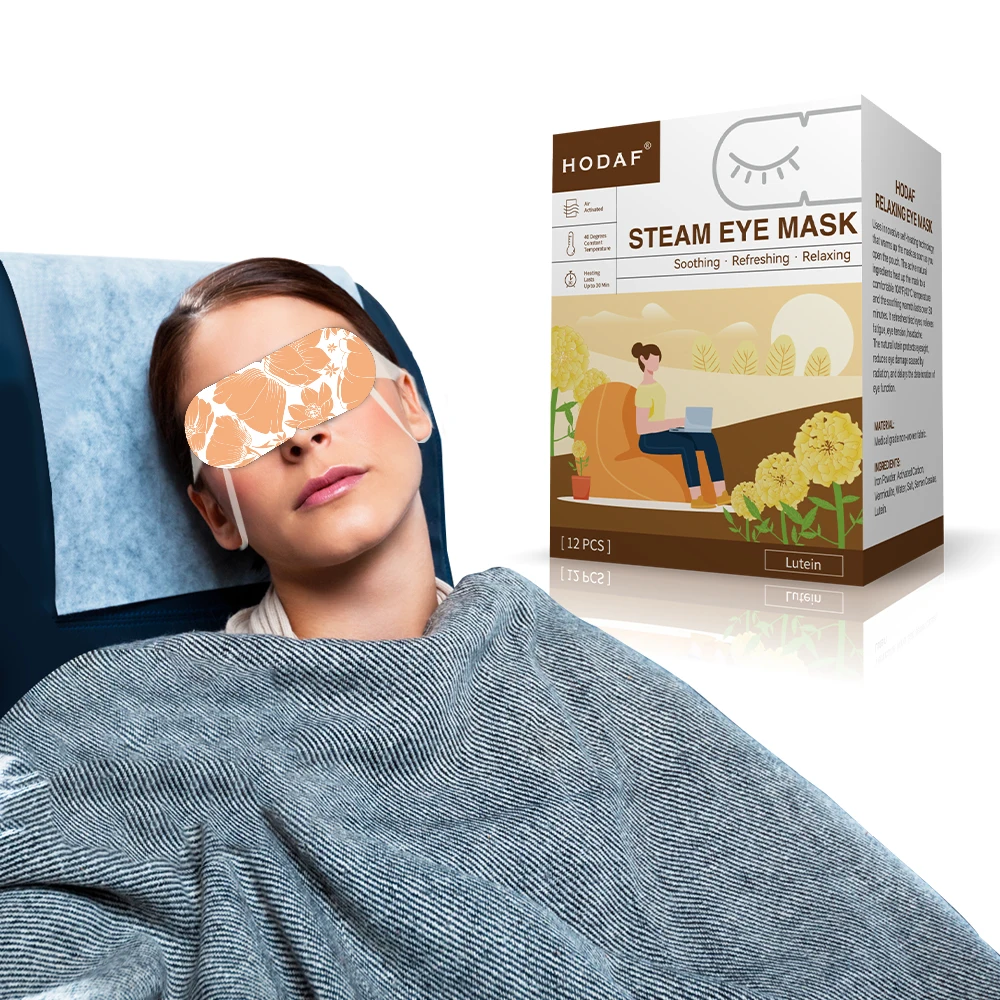 Self Heating Eye Masks Relief Eye Fatigue Aroma Steam Eye Mask Heat ...