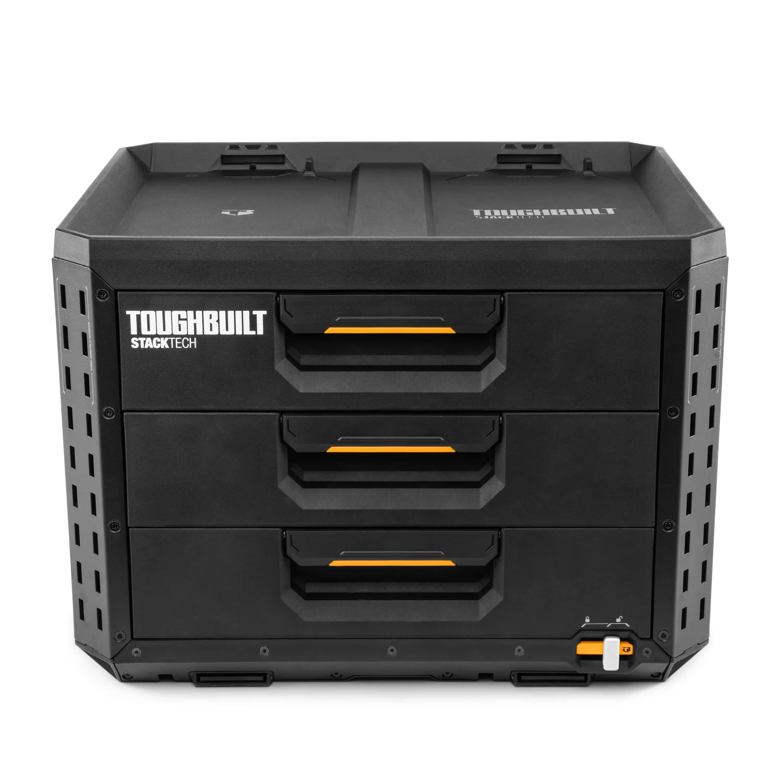 TOUGHBUILT TB-B1-D-70-3 STACKTECH Black Tool Organizer Box & Tool Box ...