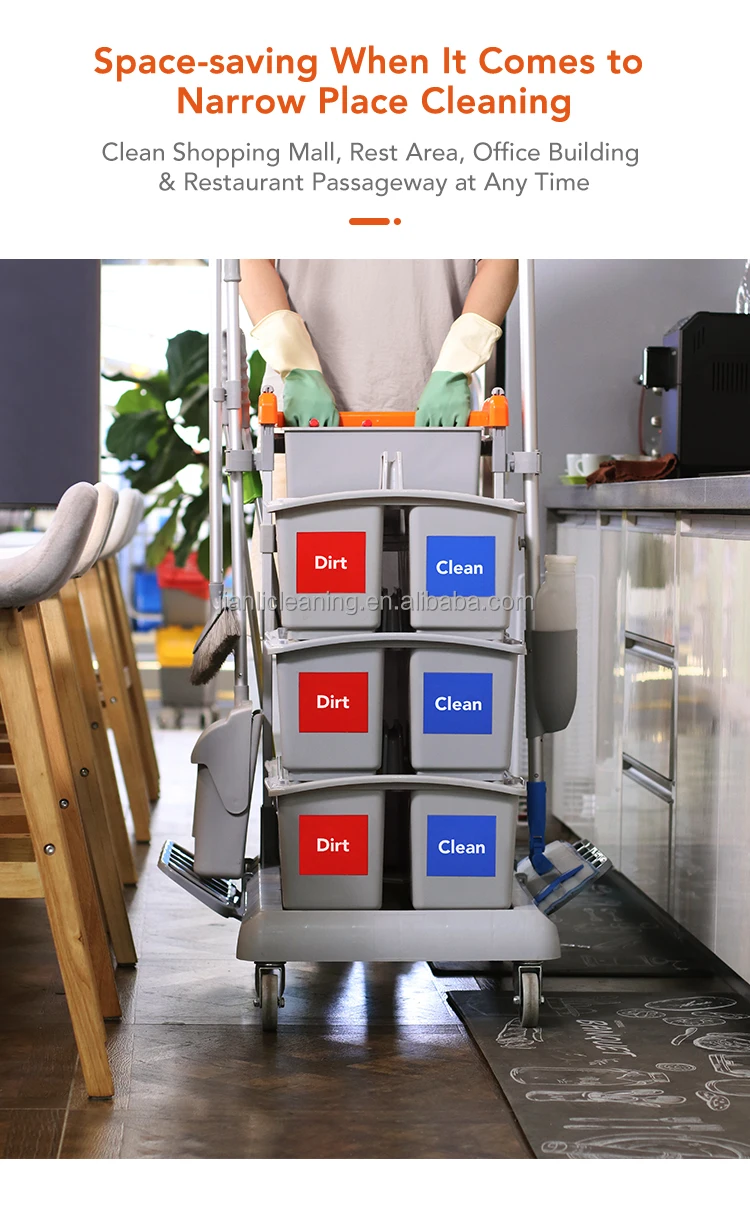 Cleanic Cleaning Trolley - Flexible & Efficient Solutions