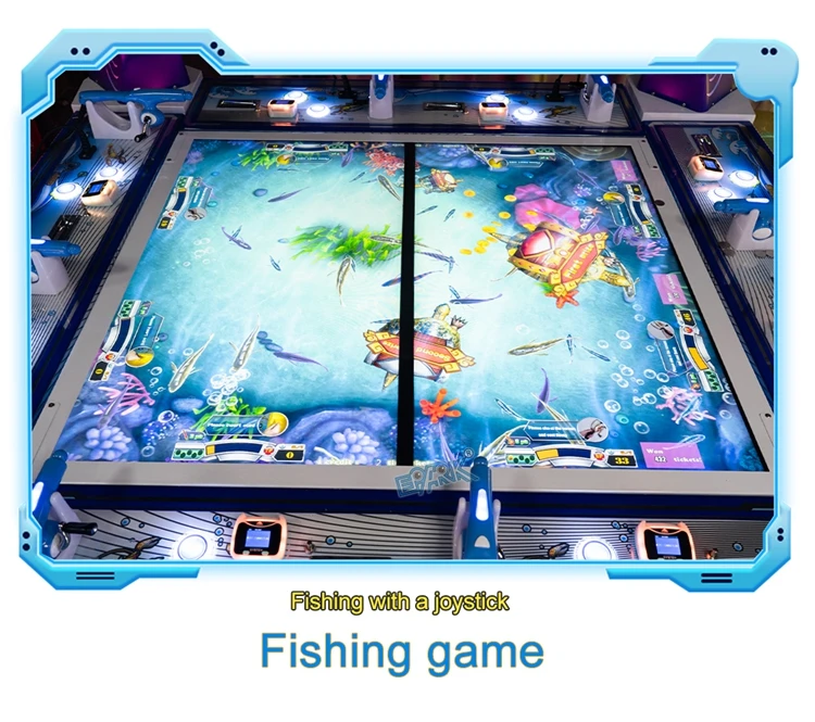 Fishing Arcade Game Machine Coin Operated Deep Sea 8 Players Fish Game ...