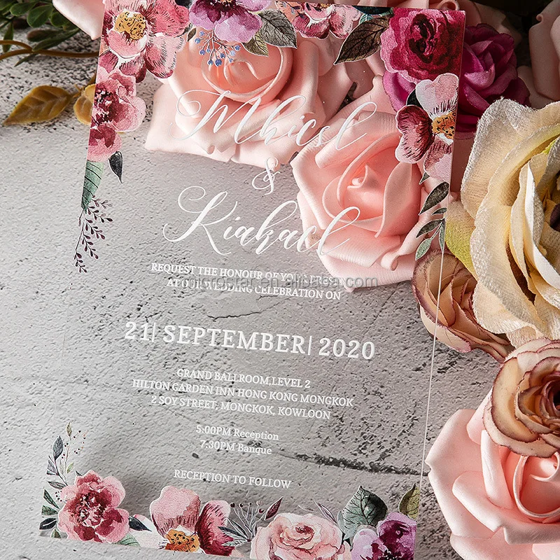 Custom Luxury Printed Invitation Cards with Envelope