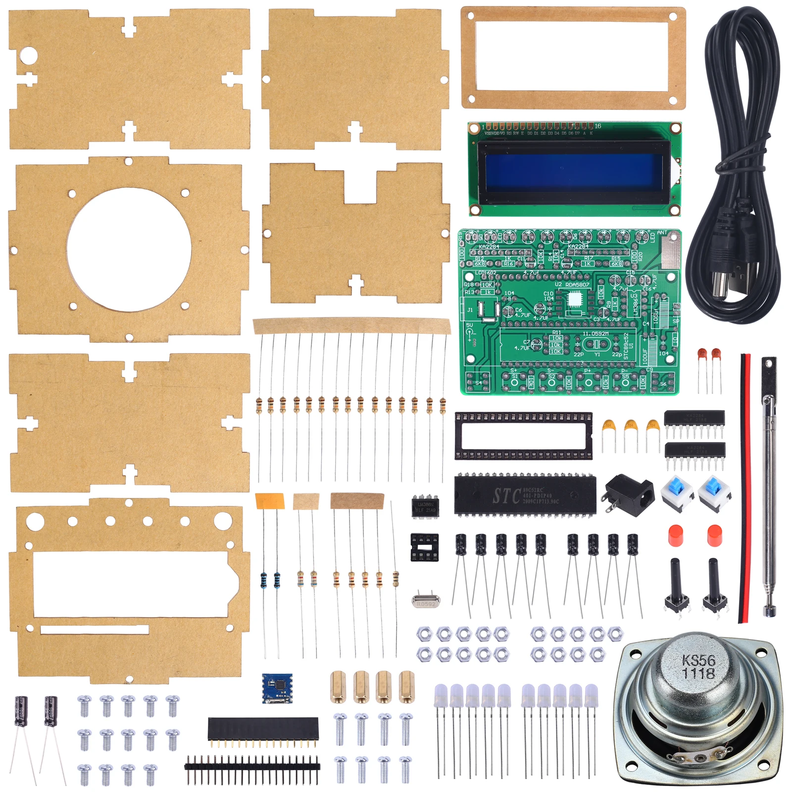DIY Kit RDA5807 FM Radio Module - 87-108mhz Wireless Receiver