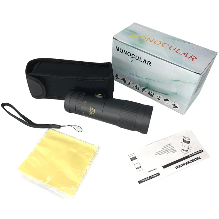 Long Distance Mini 10-300x40 Super Telephoto Zoom Monocular Telescope ...