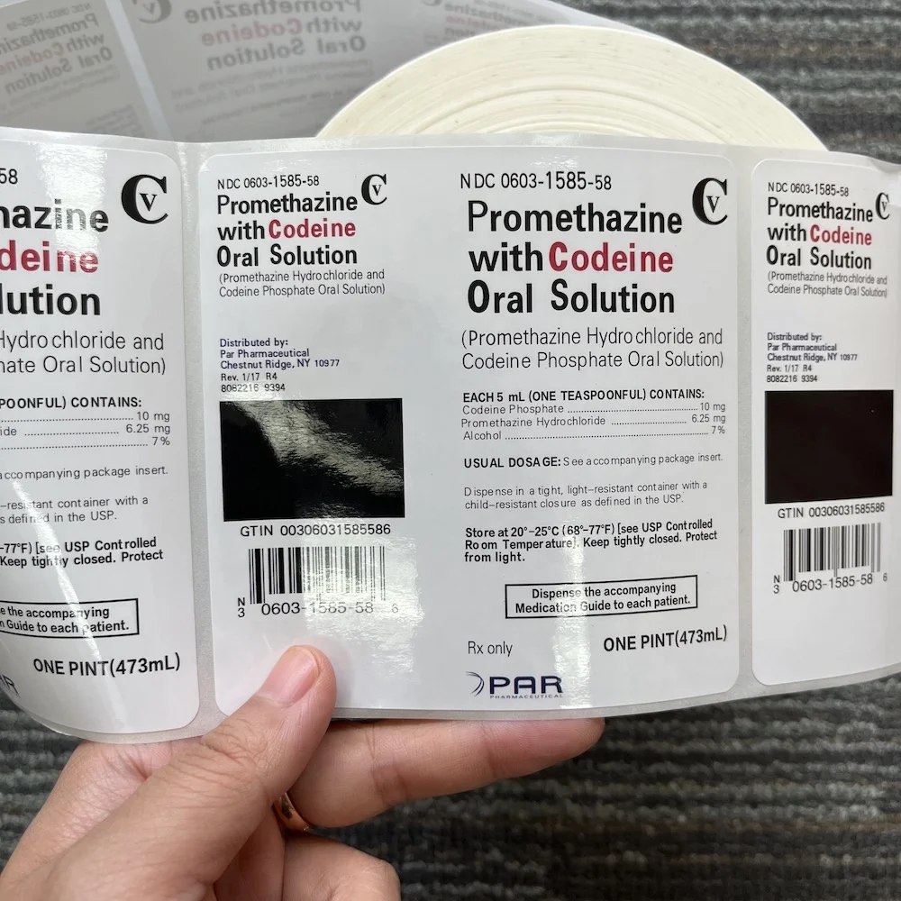 Wockhardt Labels Cough Syrup Hi Tech Multi-layer Folding Adhesive ...