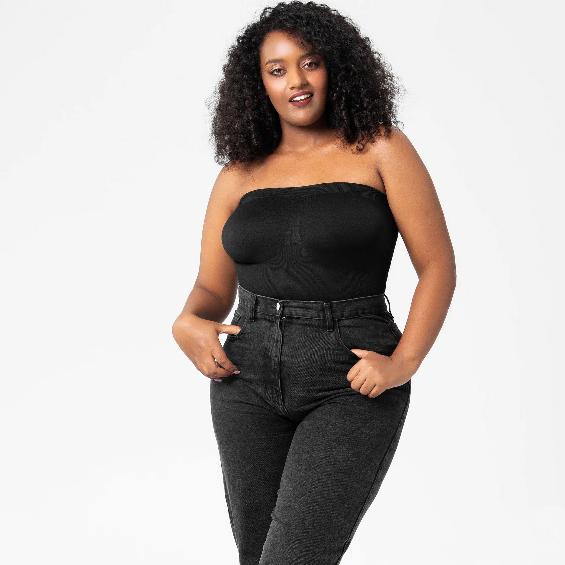 Fajas Colombianas Removable Detachable Strap Strapless One Piece Hip ...