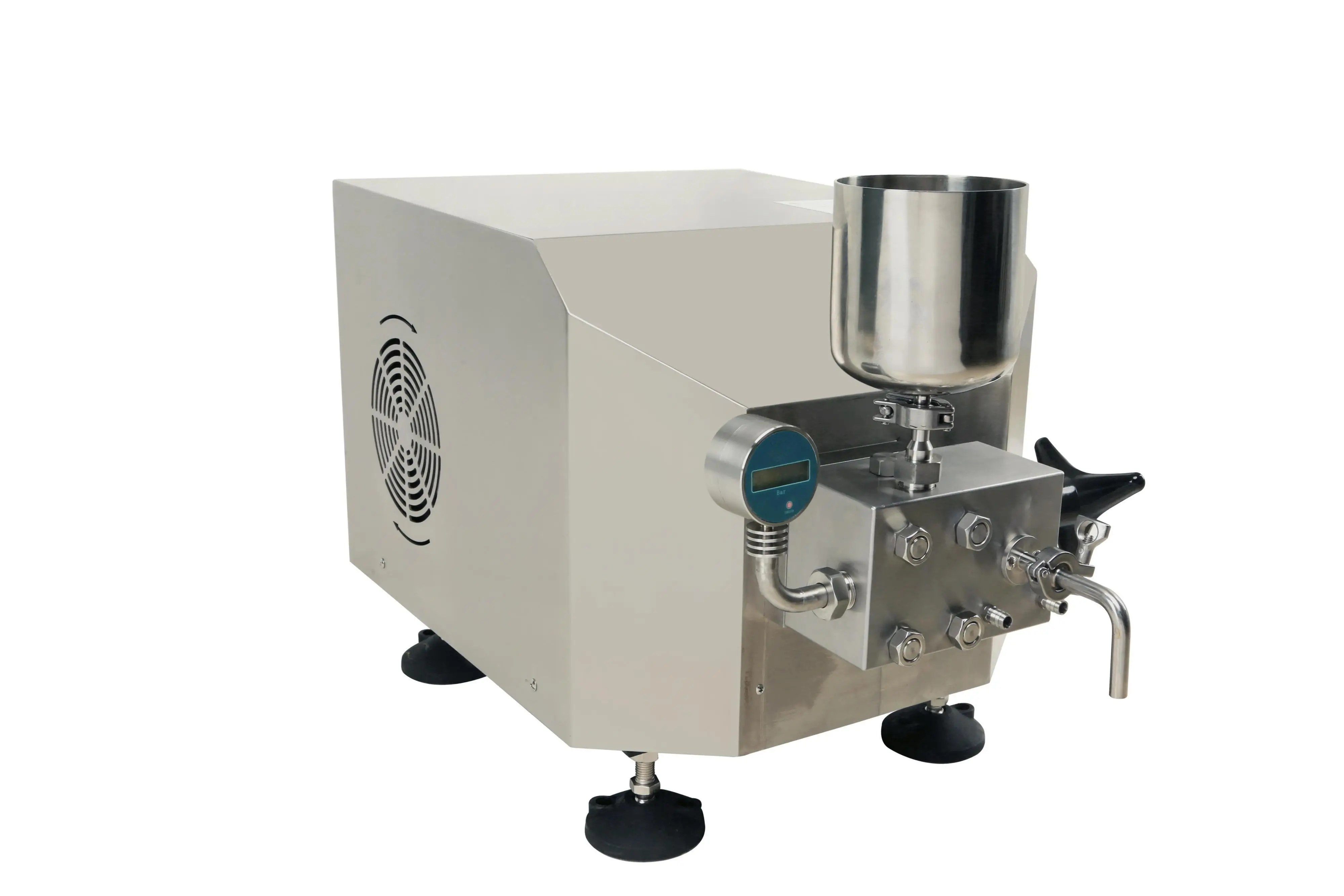 Laboratory Food Industry High Pressure Homogenizer Machine 6-12l/h ...