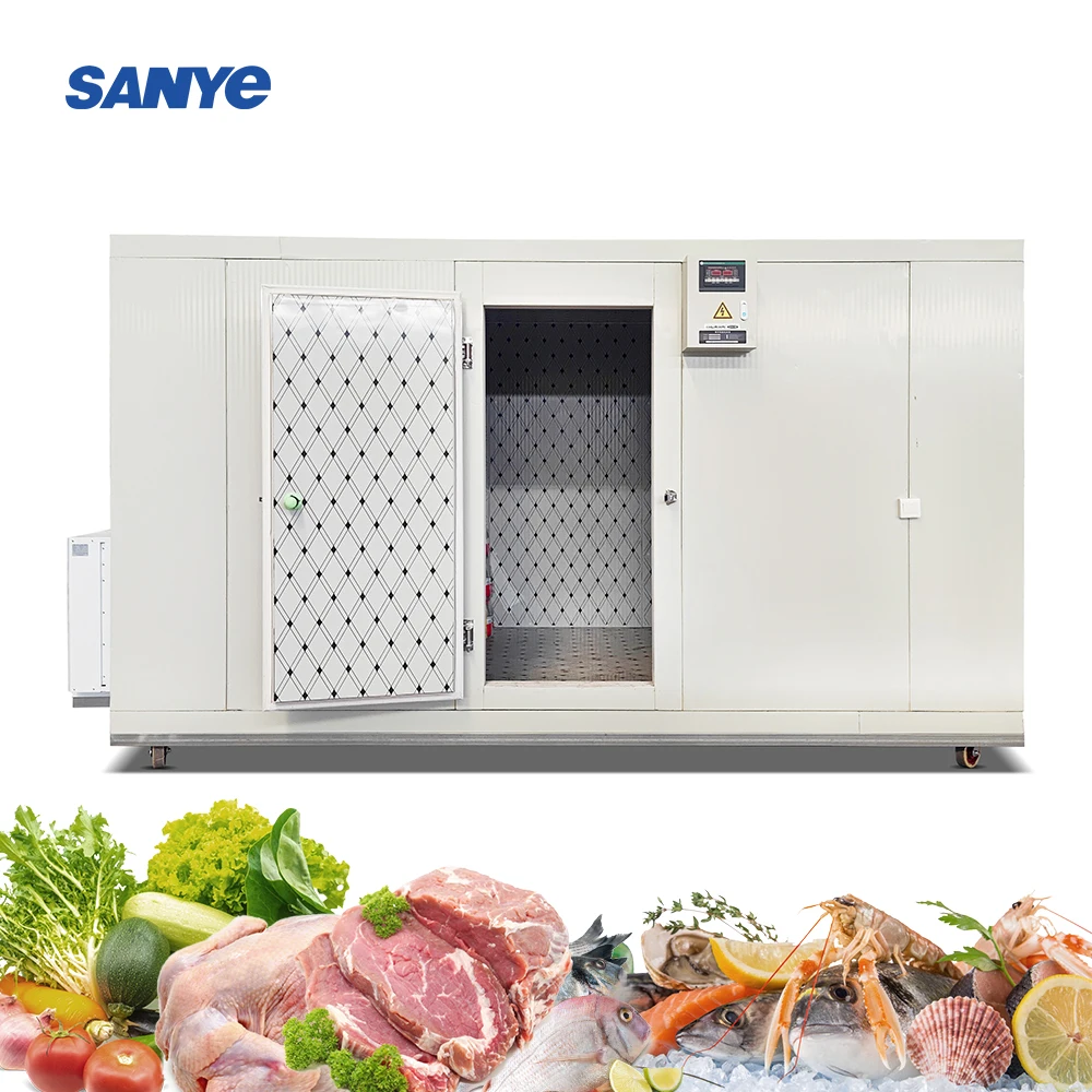 7 ton chiller room cold storage portable cold rooms 2hp compressor ...