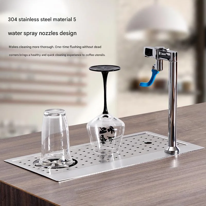 Modern High-Pressure Automatic Bar Sink Cleaner Stainless Steel Cup ...