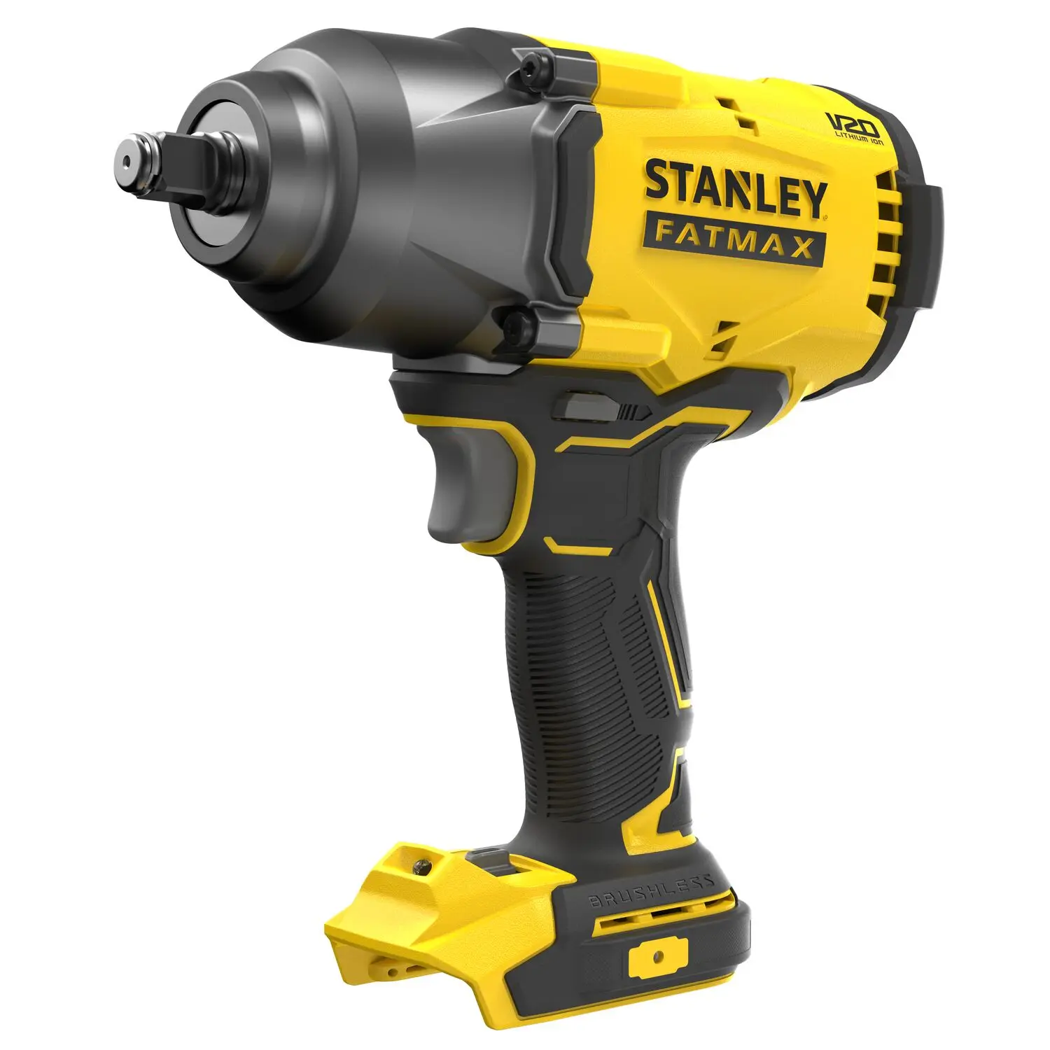 Stanley Fatmax 1/2 in Impact Wrench 18V Lithium Ion Cordless Brushless ...