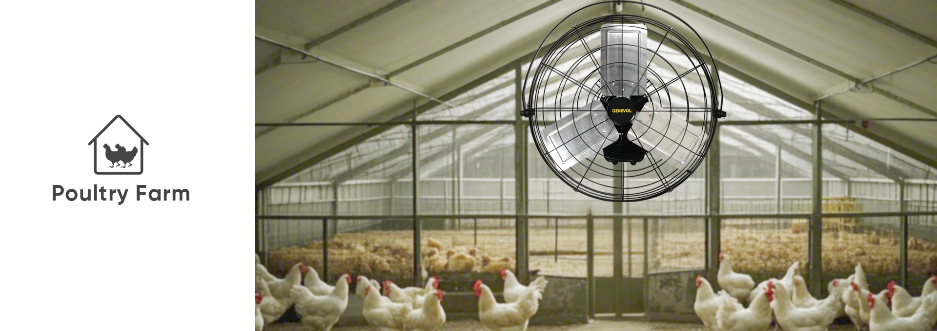 24'' 3 Speed Adjustable Fan Wide Guard Poultry Farm Circulation Metal ...