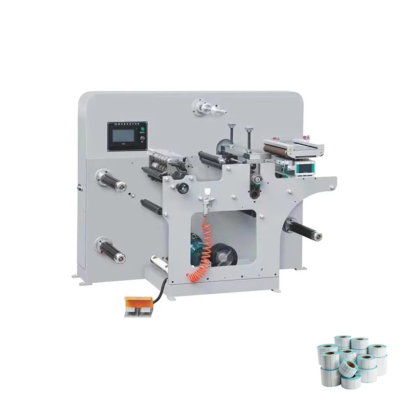 Blank Adhesive Labels Slitting And Rotary Die Cutting Machine - Buy ...