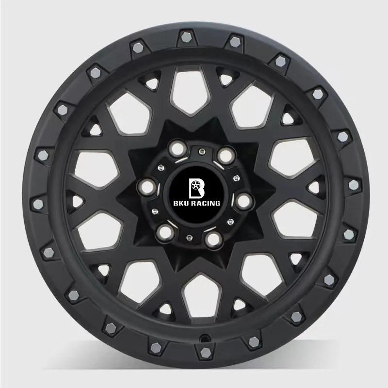 Bku Racing Offroad Wheels 6x139.7 Wheels 17 18 20 22 24 Inch 4x4 Pickup ...