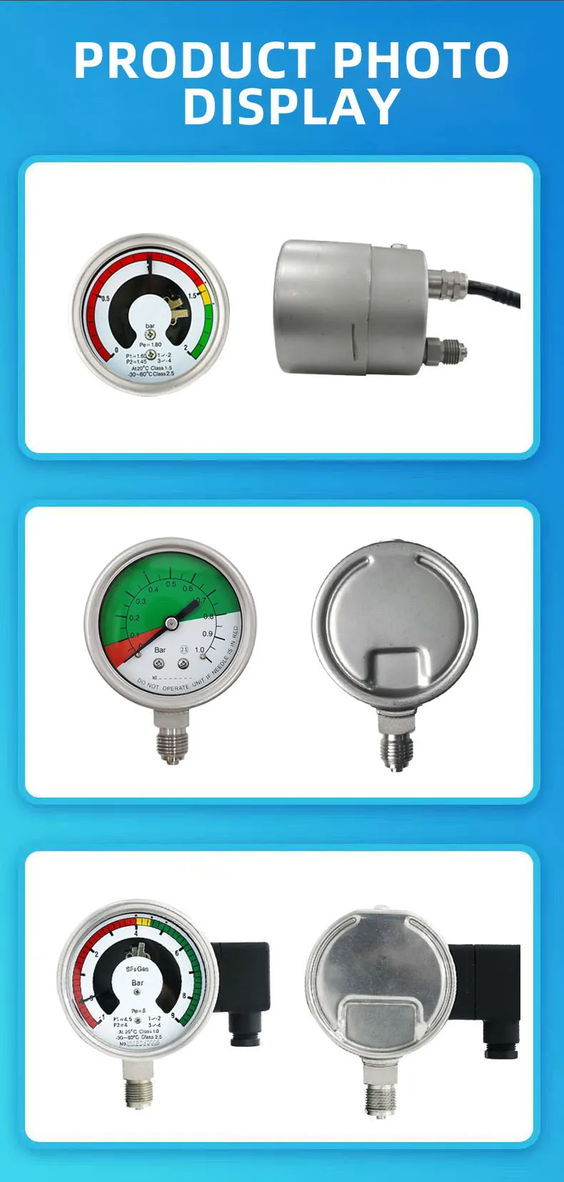 Sf6 Density Indicator Sf6 Measuring Gas Density Monitor With Indication ...