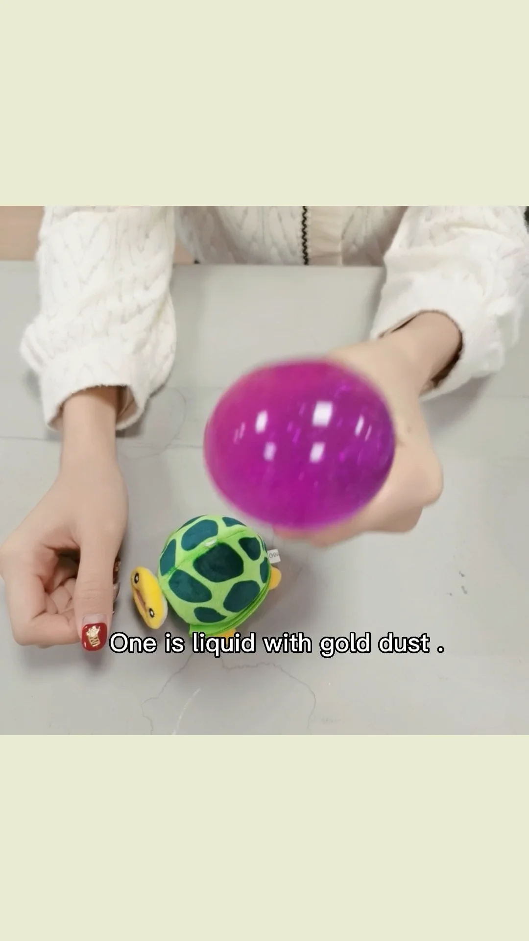 Squeezing Toy Plush Animal Pinch Doll Fidget Water Beads Stress Squeeze ...