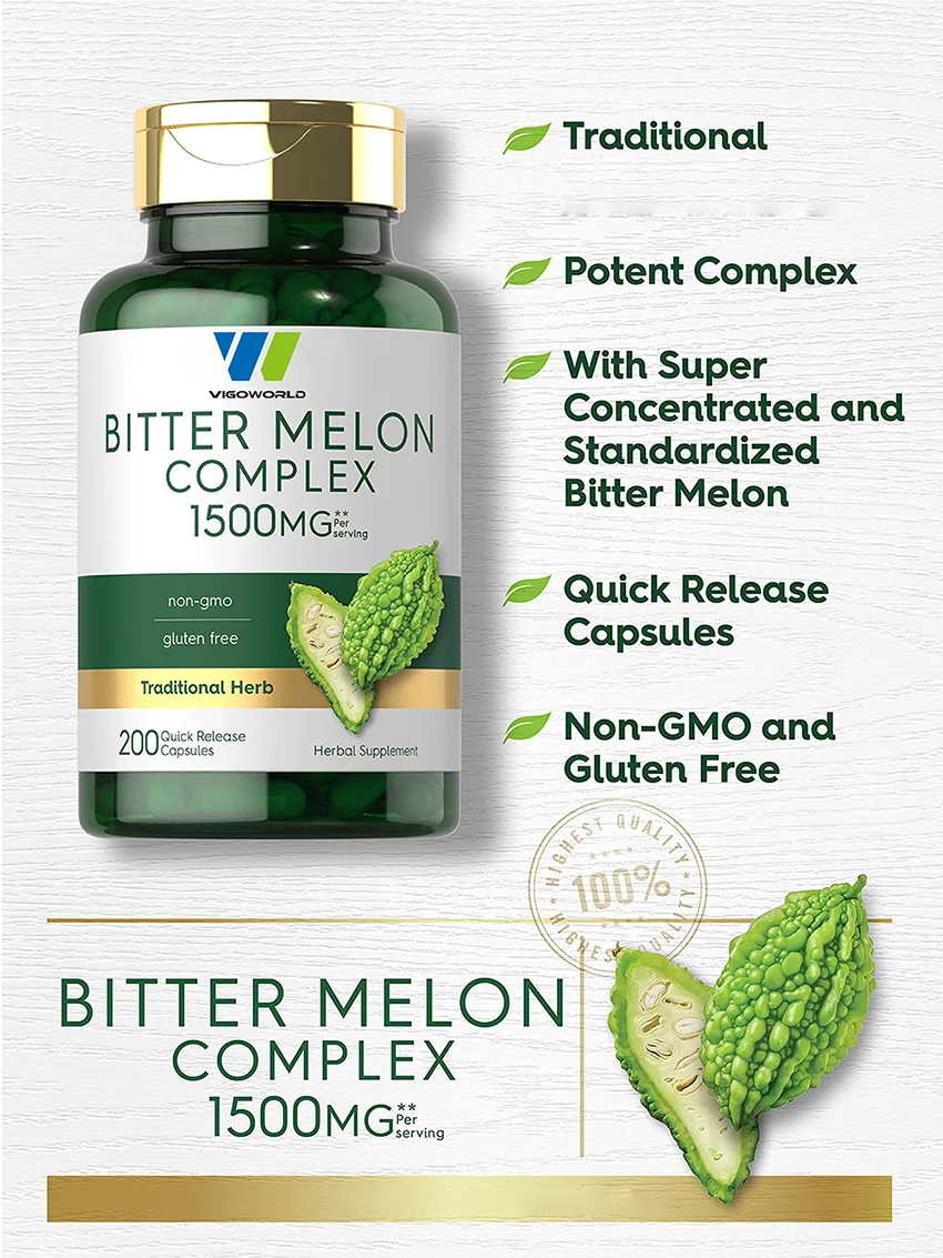 Private Label Bitter Melon Extract Supplement Food Grade Bitter Melon ...
