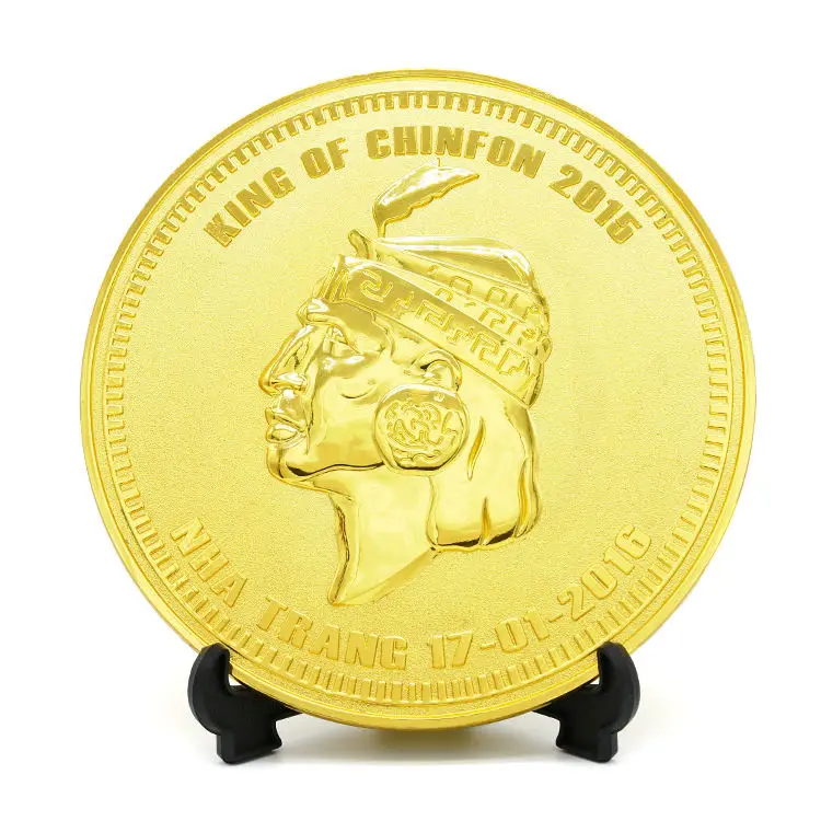 Custom Plaque Commemorative Medal Blank Award Gold Silver Business ...