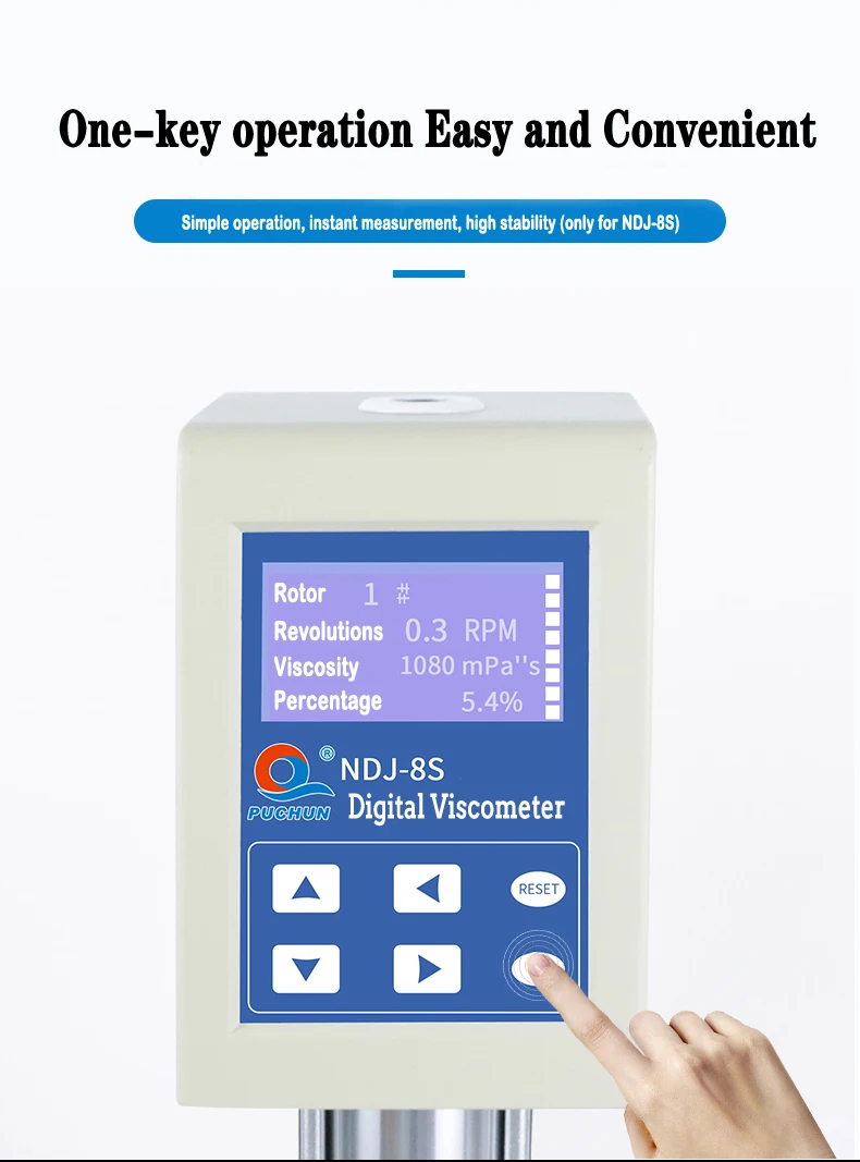Portable Laboratory Digital Rotating Viscometer for Factory Use