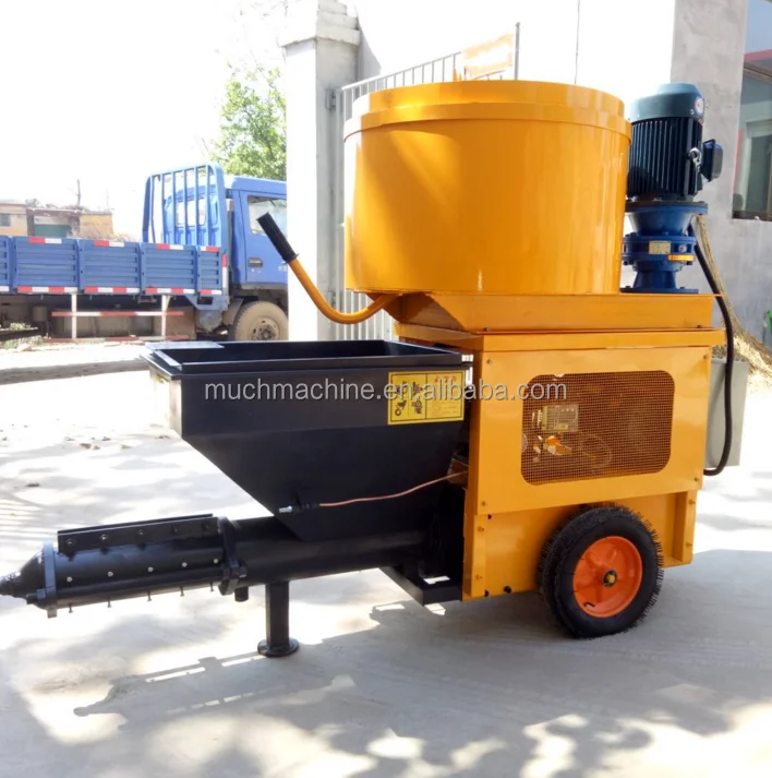 Cement Mortar Plastering Machine Pump Mortar Spray Machine - Buy High ...