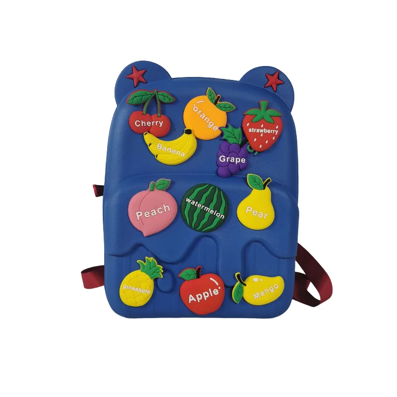 3d Cartoon Diy Eva Rubber Waterproof Cute Kids Bag Backpacks For ...