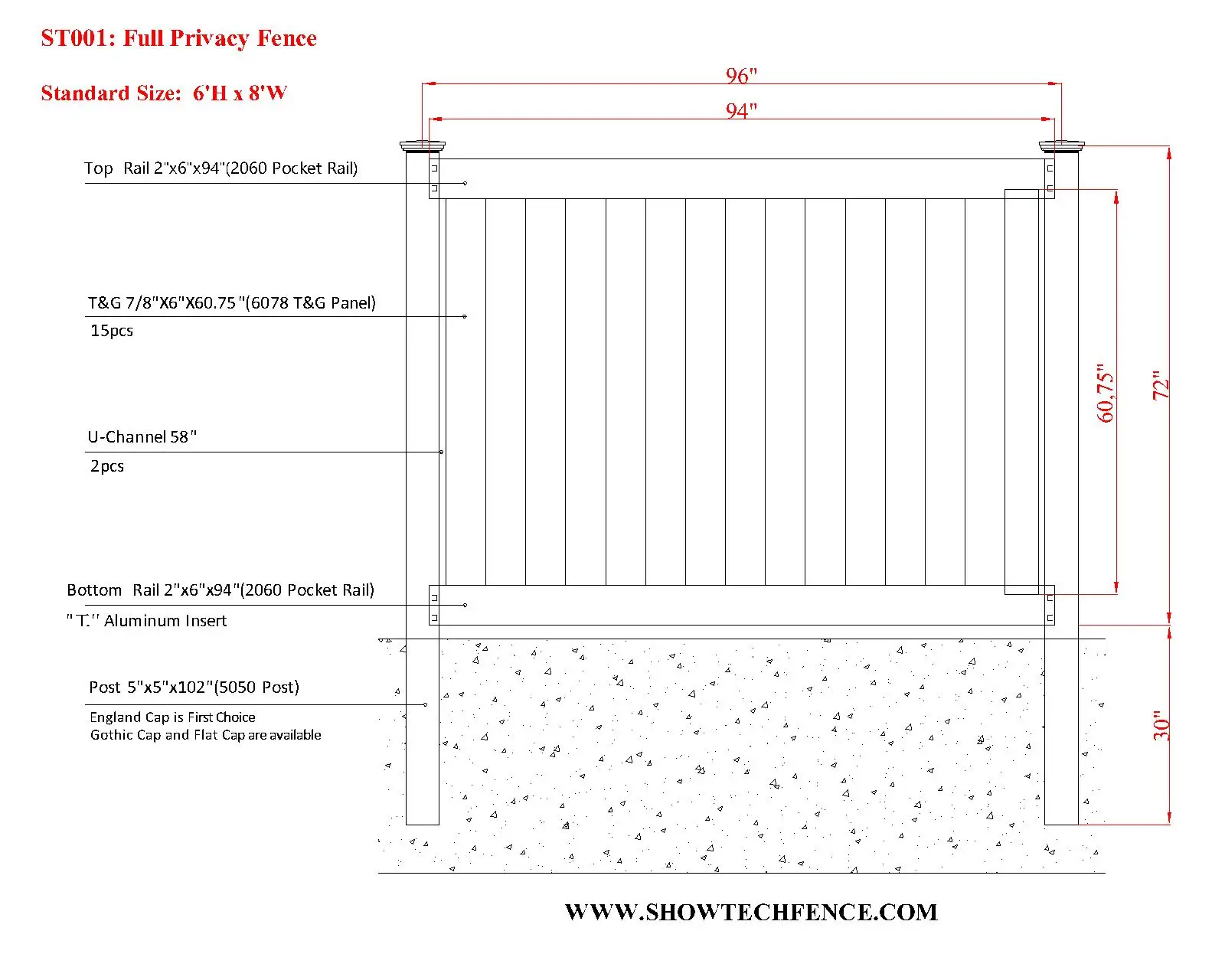 White Cheap 6 Feet Vinyl Fence Panels Privacy with Posts Wholesale