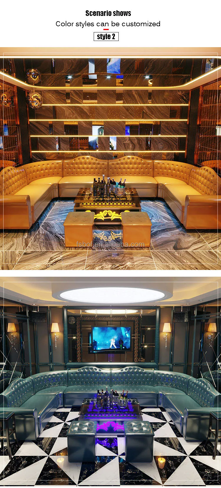맞춤형 Ktv U 자형 소파 부스 고급 댄스 홀 소파 노래 가라오케 바 소파 및 Led 나이트 클럽 커피 테이블 - Buy 맞춤형 Ktv 특별 빛나는 커피 테이블 대리석 ...