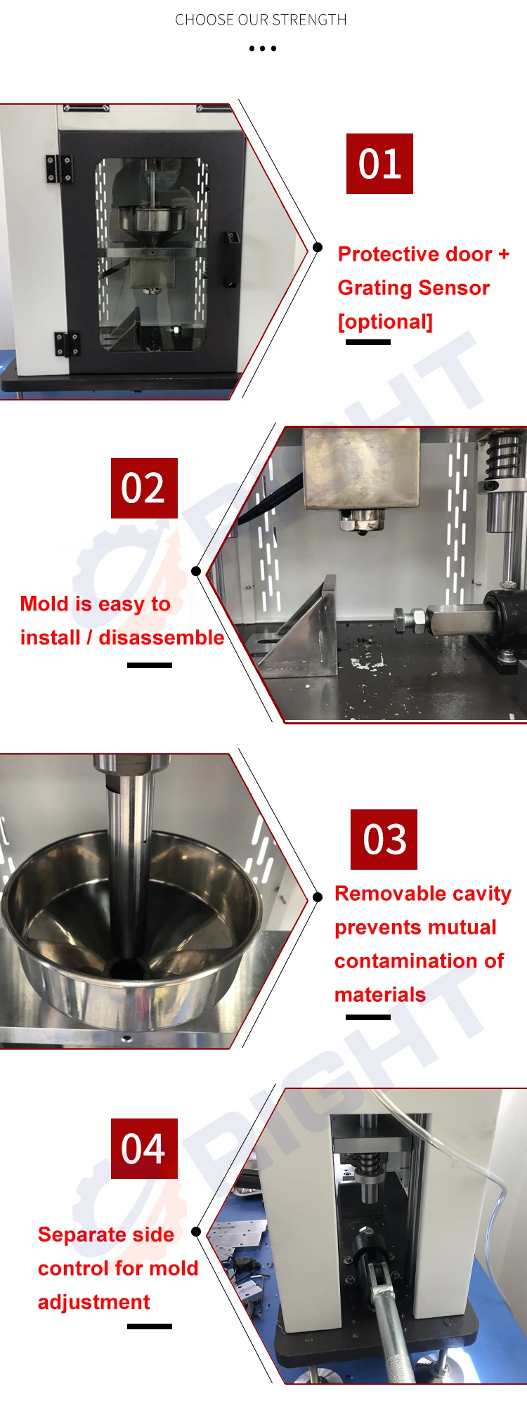 Small Scale 50 Gram Semi-Auto Plastic Injection Machine for Soft ...