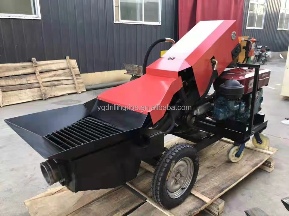 Fully Automatic New Design Concrete Pumping Machine And Concrete Mixer ...