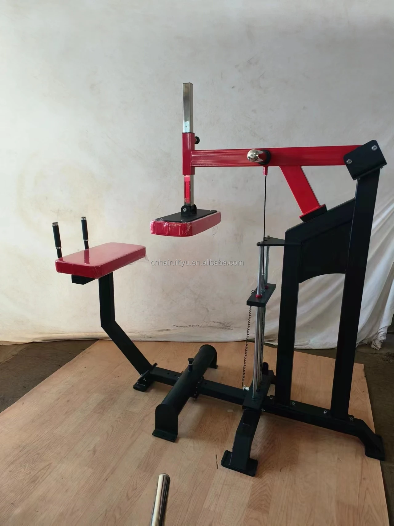 Seated Leg Calf Trainer Donkey Calf Gym Fitness Strength Training Multi ...