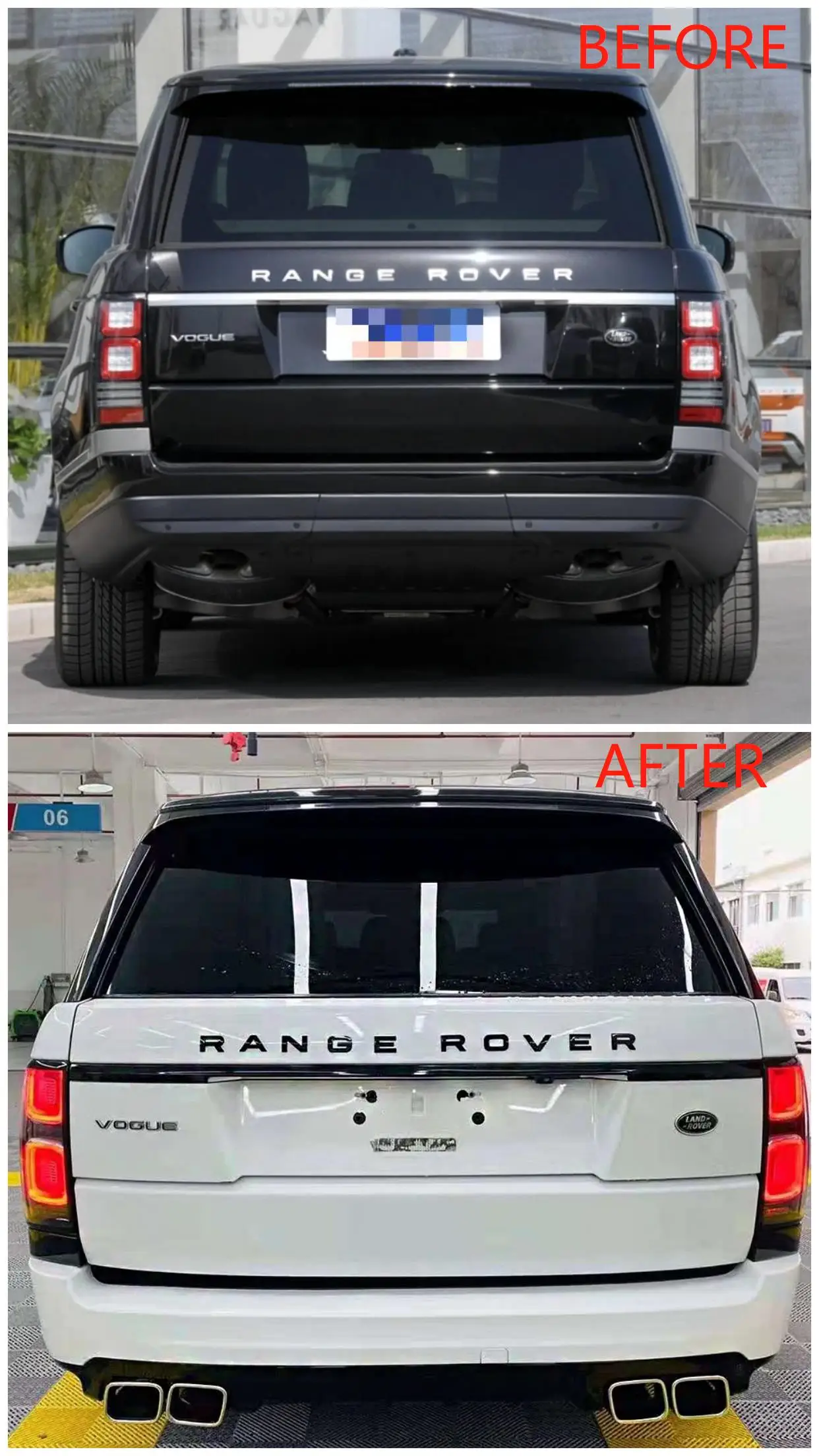 Top Quality Pp Plastic Body Kit For Range Rover Vogue L405 2013-2017 ...