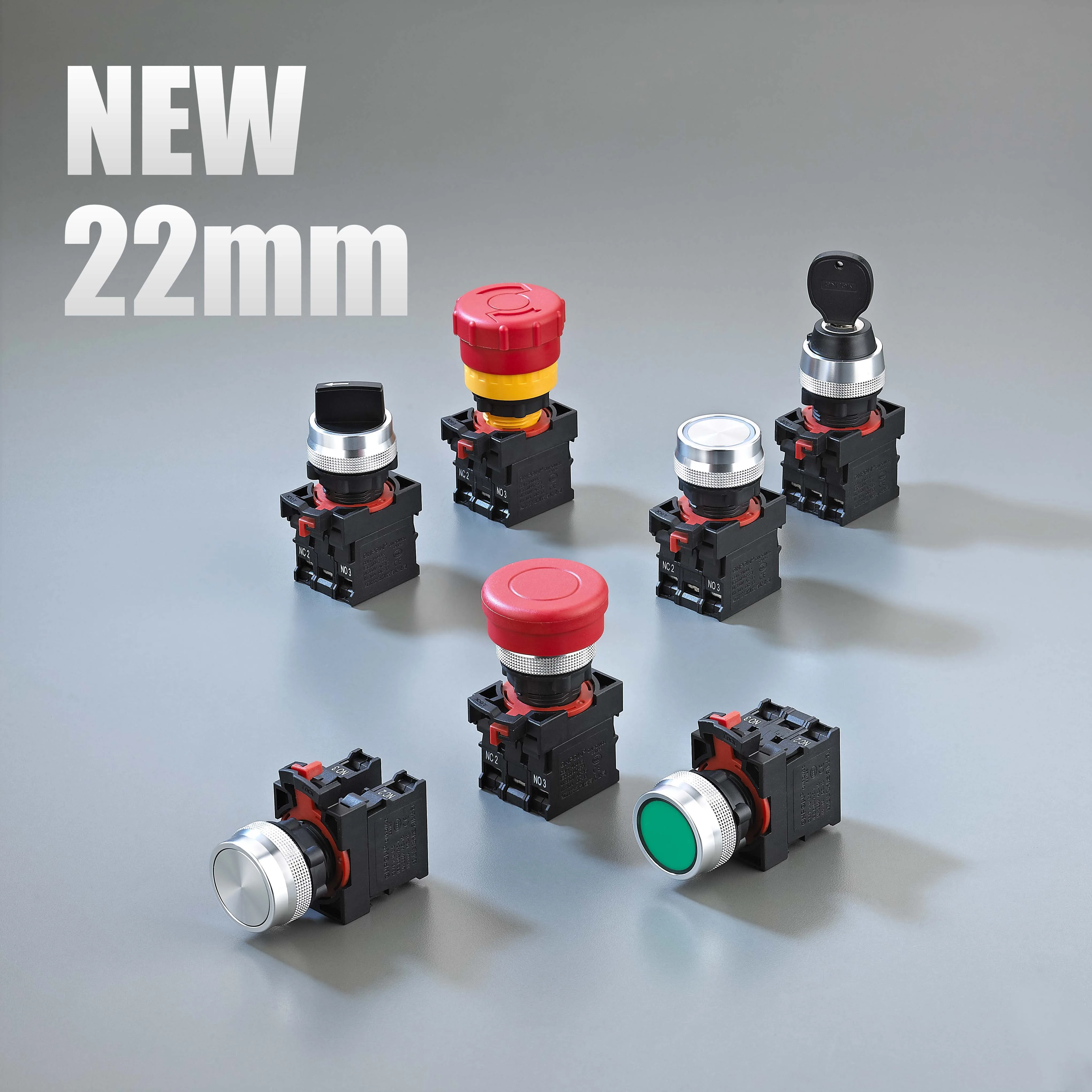 22mm Plastic Momentary/self-lock Push Button Switch,round /square ...