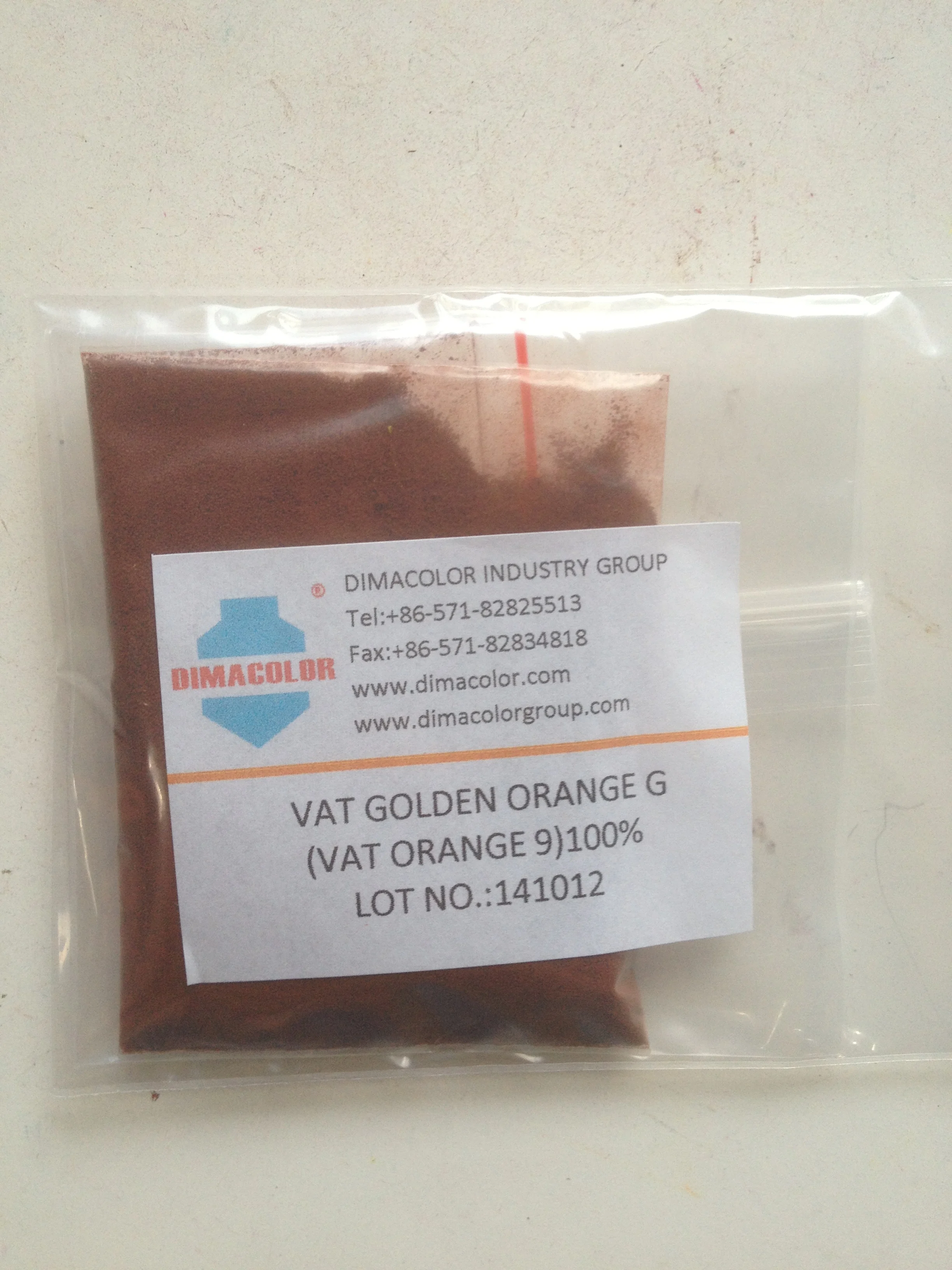 Vat Dyes Orange 3 CDP - DIMACOLOR Permavat Golden Yellow RK