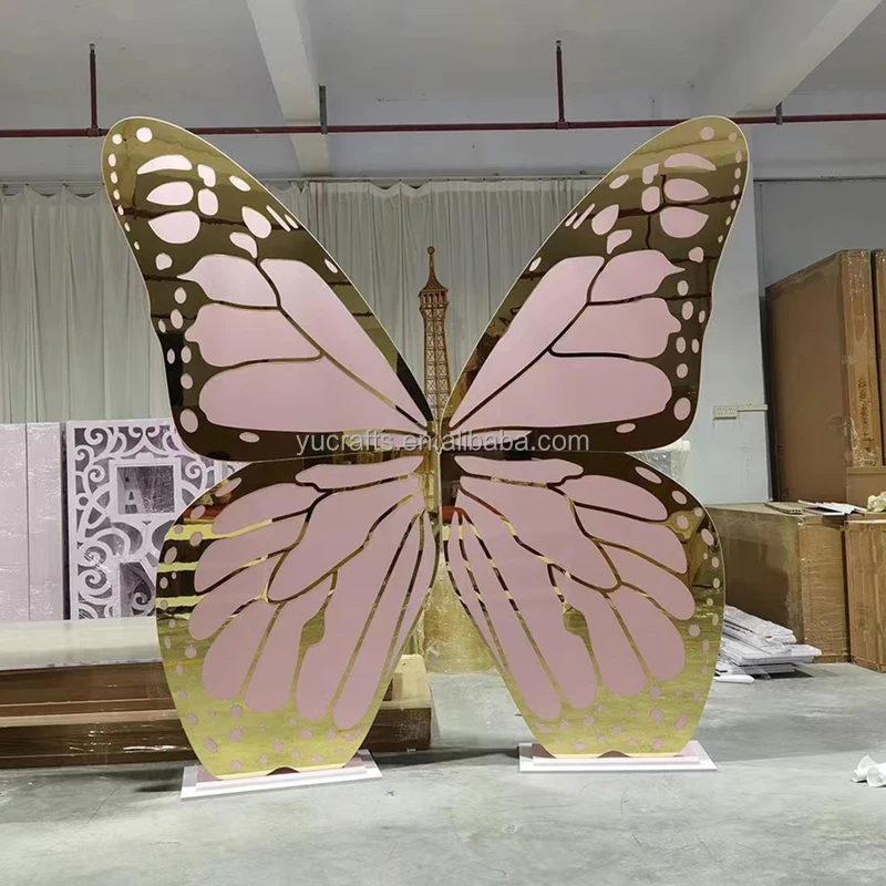 Customization Butterfly Backdrop Stand for Wedding Events