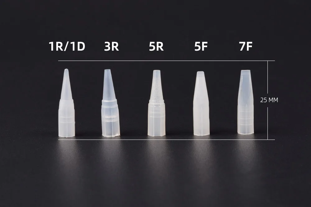 1d/1r/3r/5r/5f/7f Sterilized Disposable Permanent Makeup Needles Tattoo ...