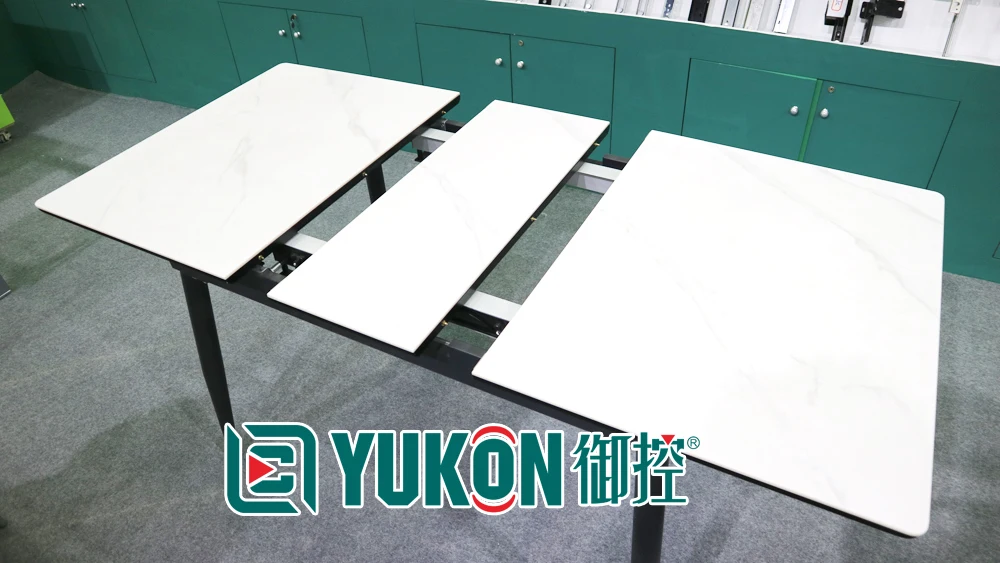 Synchronized Pull-out And Automatic Lifting Ball Bearing Table Slide ...