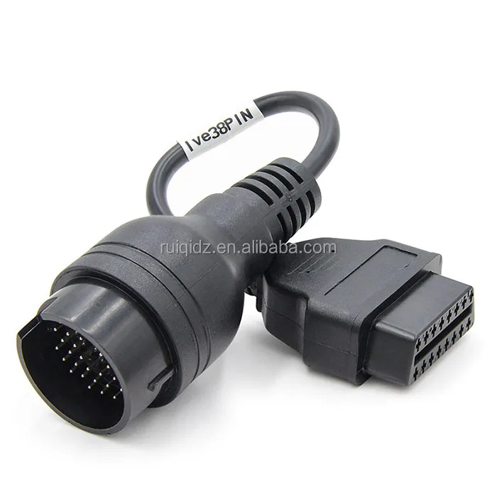 Obd2 38pin Truck Full Pinout Cable For Iveco Trucks Obd2 16pin ...