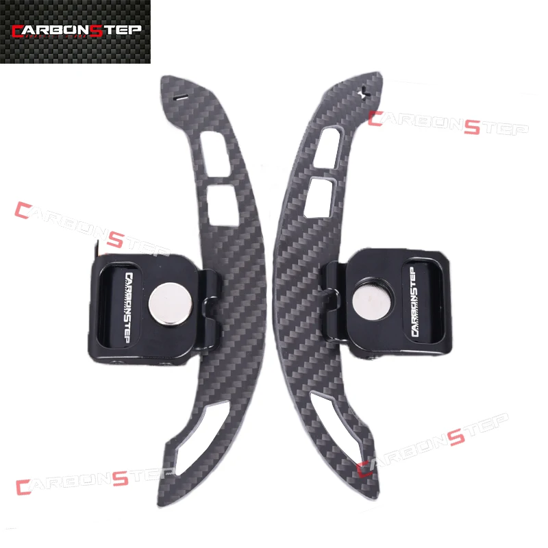 Car Steering Wheel Magnetic Paddle Shifter Carbon Fiber for Audi A4 B9 ...