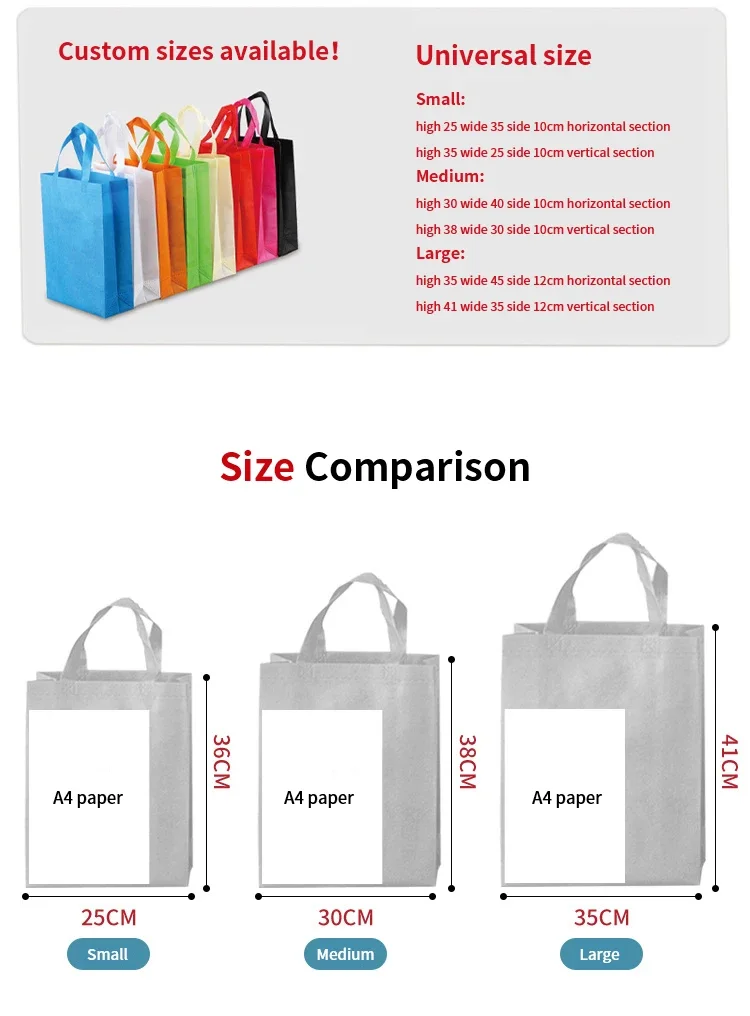 Reusable Grocery Shopping Bags Laminated Eco Non Woven Bag Tote Rpet ...