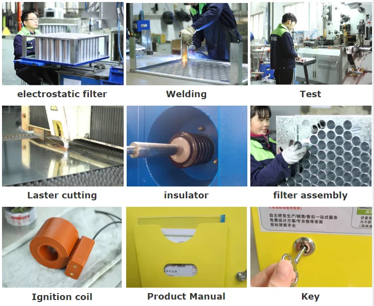 Plate ESP Commercial Kitchen Electrostatic Precipitator