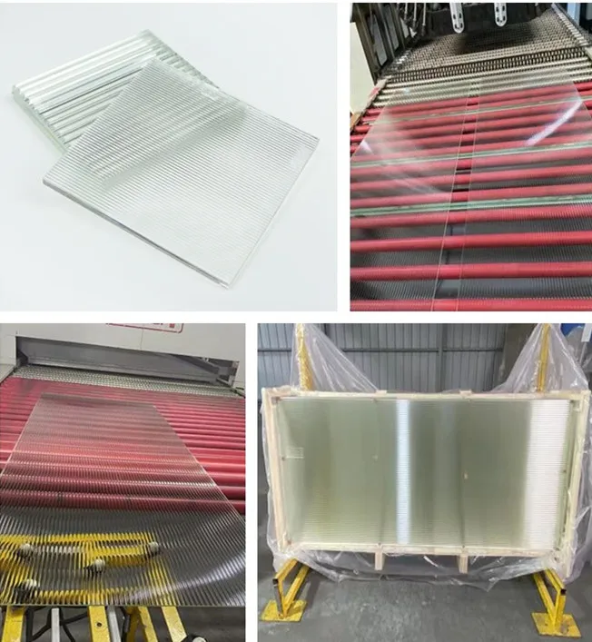 4mm 5mm 6mm 8mm Modern Style Clear Reeded Moru Fluted Patterned Glass ...