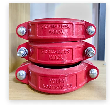 Fire Fighting Pipe Fitting Ductile Iron Grooved Fitting for Connection ...