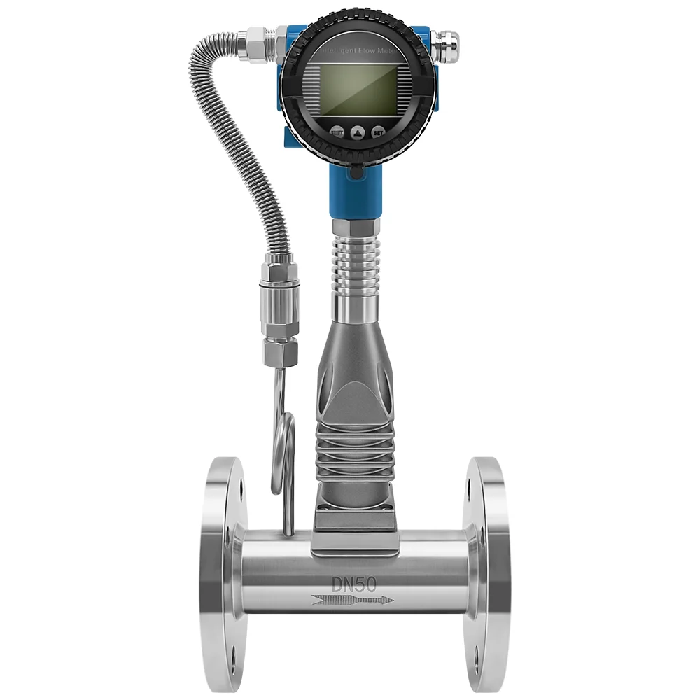 Steam Vortex flow meter Gas flow meter Natural gas saturated steam flow ...