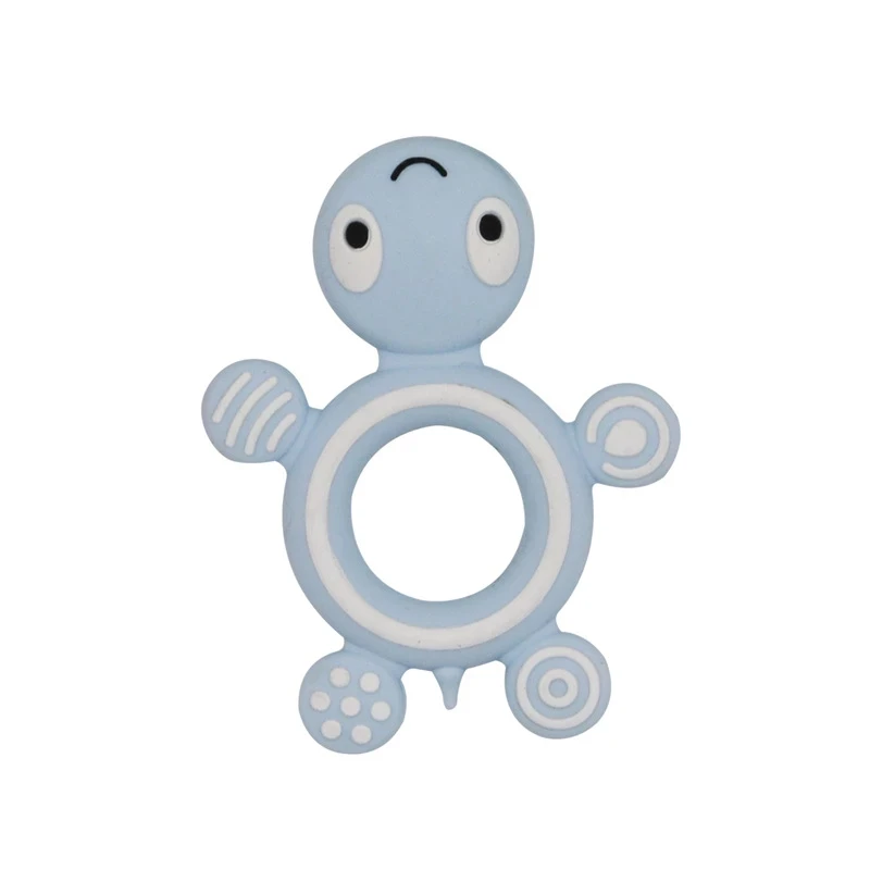 Cartoon Animals Tortoise Teether Bpa Free Silicone Teethers Food Grade ...